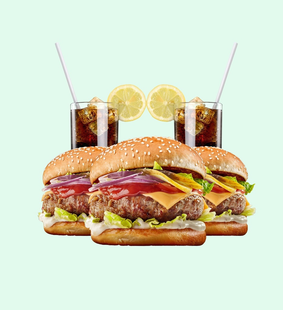 Tea - Burger Combo | Prime Food